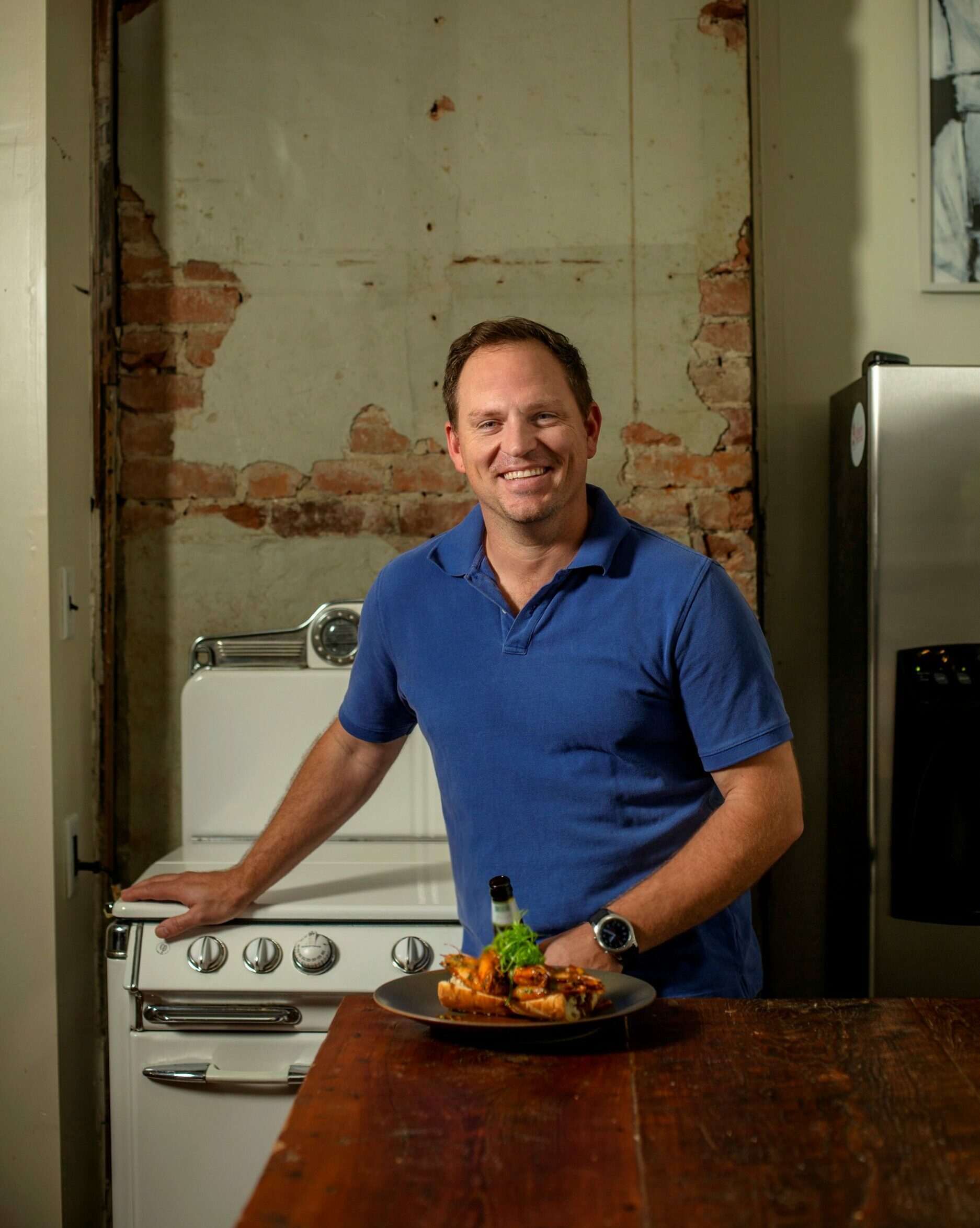 Home-Cooked Talent: Scott Graf's Barbecue Shrimp Combines Southern ...