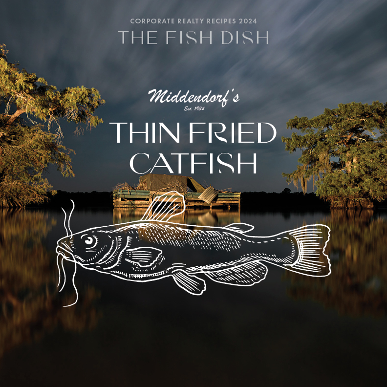 2024 Recipe Series: The Fish Dish with Middendorf's Thin Fried Catfish ...
