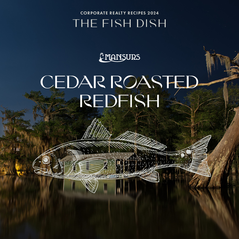 2024 Recipe Series: The Fish Dish with Mansur's Cedar Roasted Redfish ...